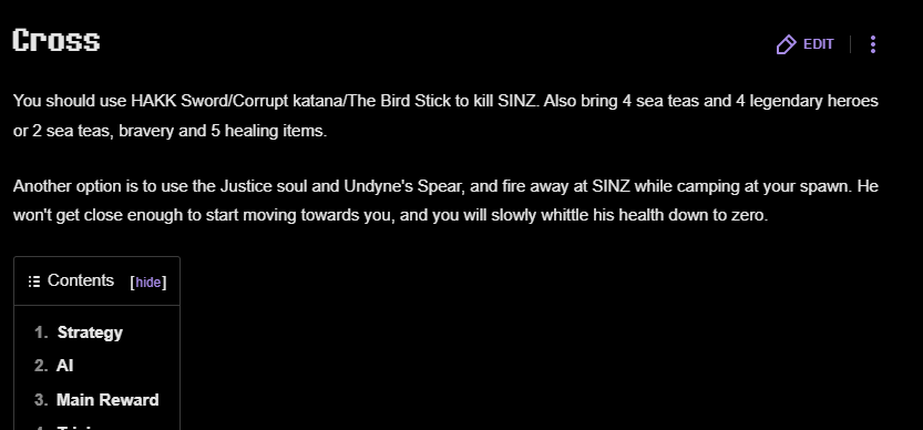 There's an a edit vandal on cross's page...... | Fandom