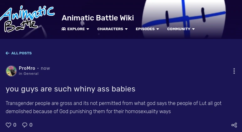 oh freaking hell is frickin back TRANSPHOBE IS BACK | Fandom