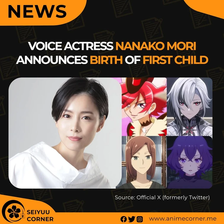 Congratulations on Cure chocolate voice actor gave a birth first baby ...