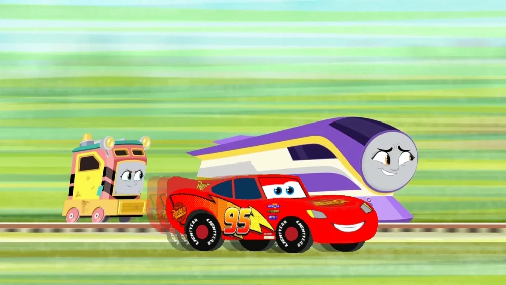 Lightning McQueen in "Speedster Sandy" | Fandom
