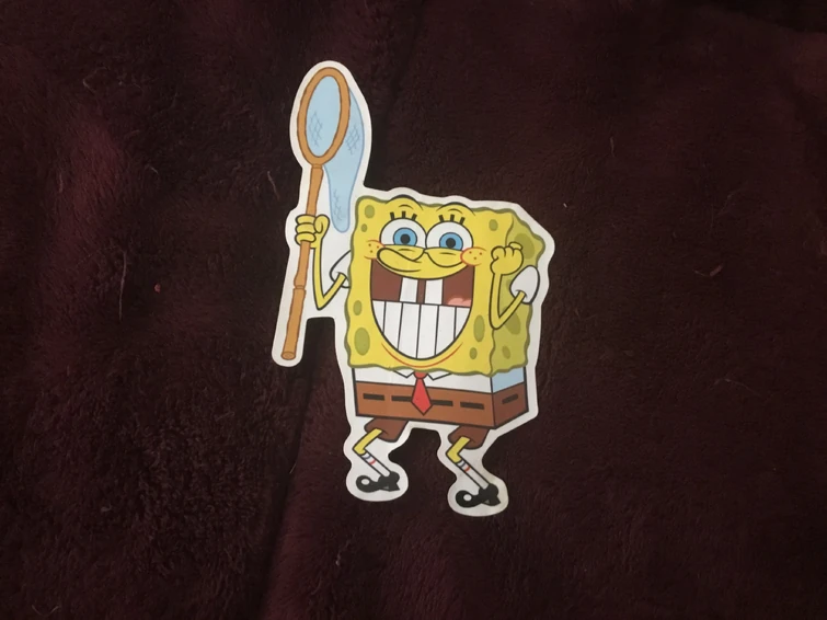 Does anyone know this SpongeBob Sticker I still have? | Fandom