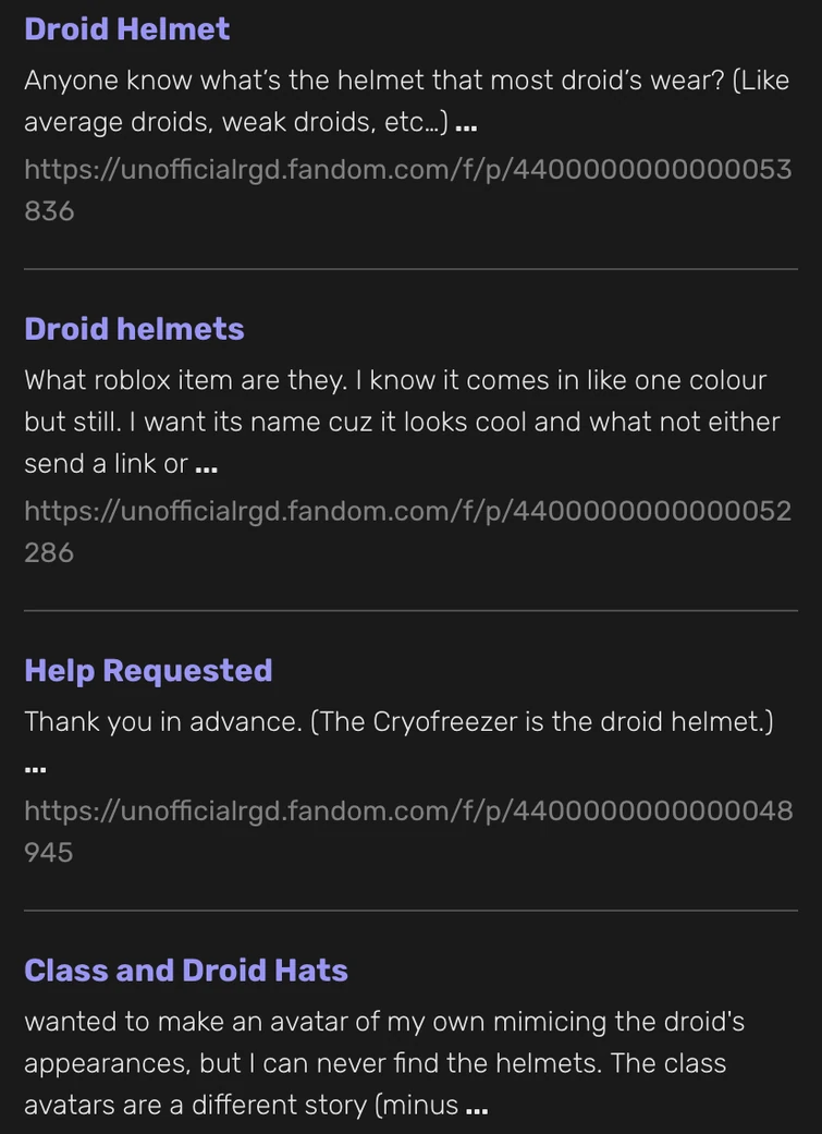 Droid Helmet | Fandom