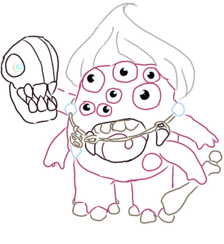 Outlines for rare Roarick | Fandom