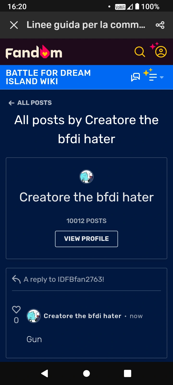 Oh i also have 10012 posts now cool idk | Fandom