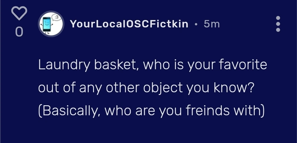 First question! | Fandom