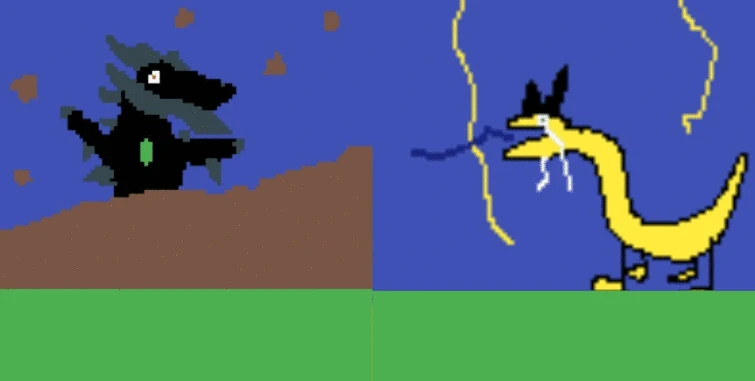 Obsidrugon V Zuelong Art (3rd drawing by me and 3.9kth post) | Fandom