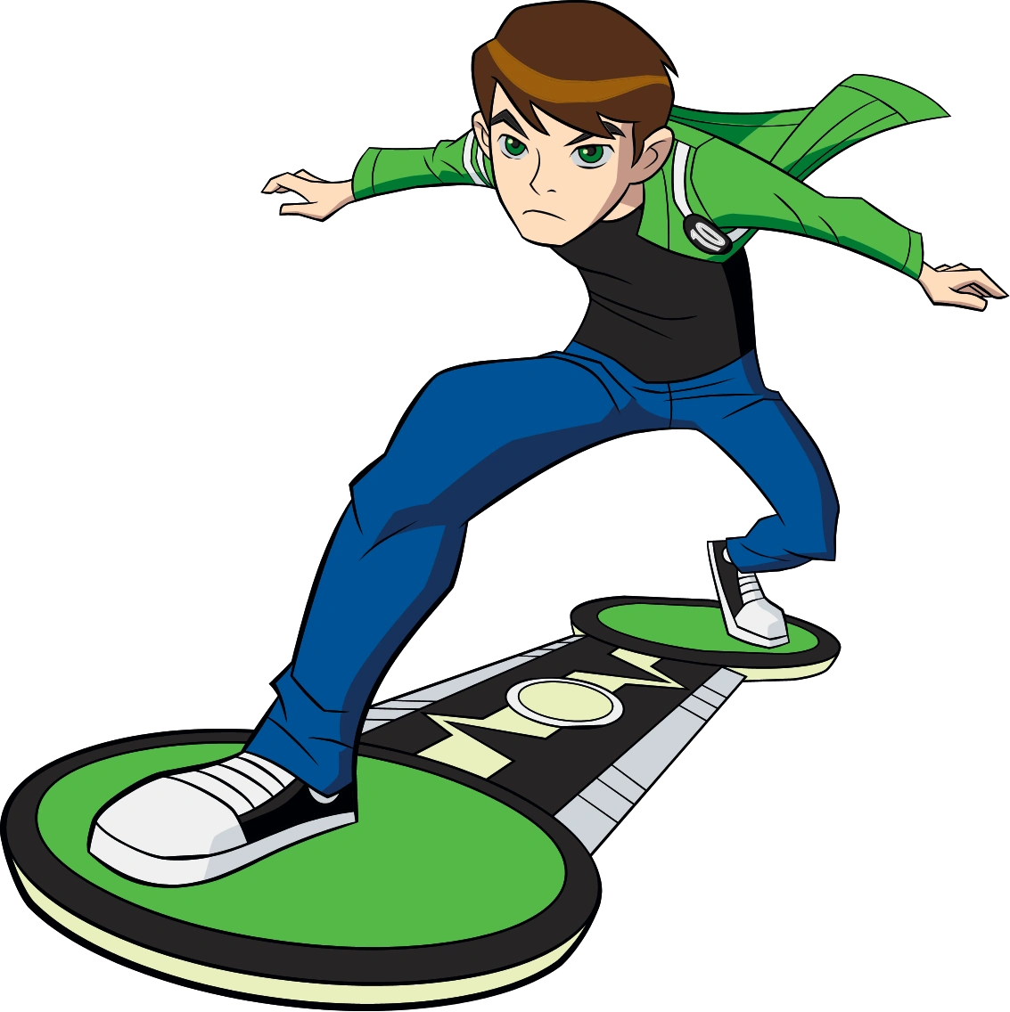 Why did Ben never use his hoverboard in Alien Force? | Fandom