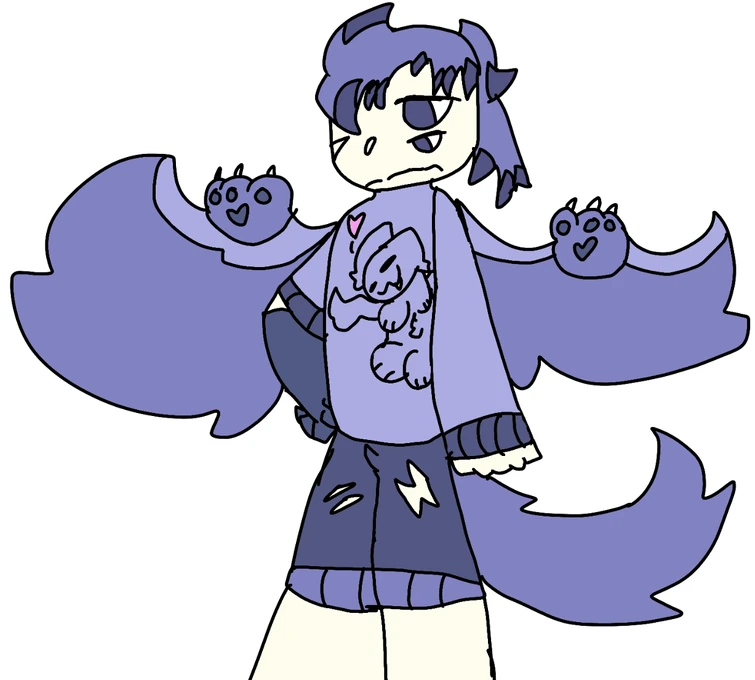 I tried drawing my Felliso as a human.. | Fandom