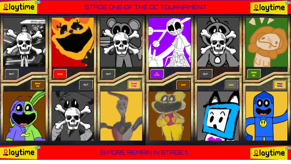 POPPY PLAYTIME OC TOURNAMENT ROUND 1E AND 1F INFO! | Fandom