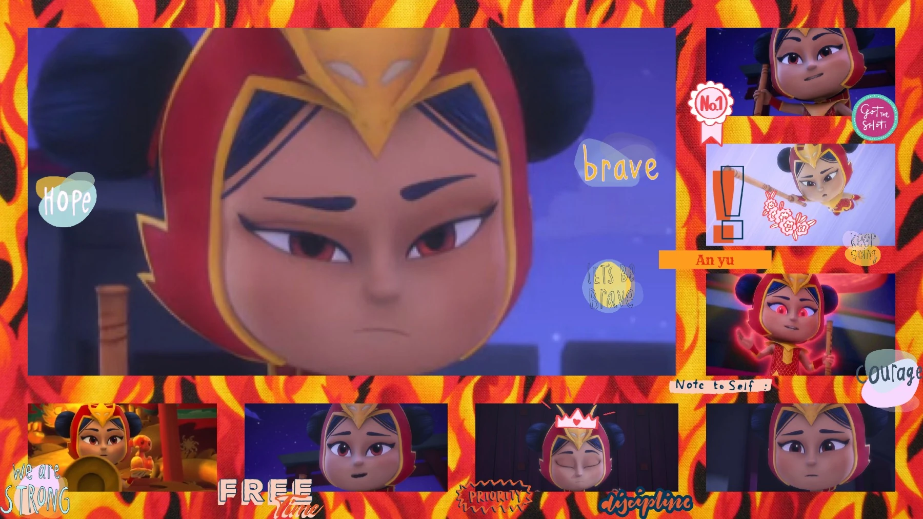 An Yu edit on pic collage | Fandom