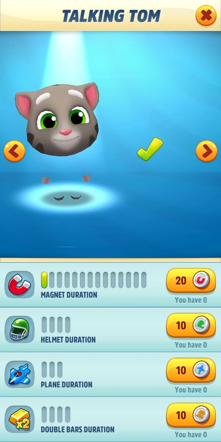 I tried the first version of Talking Tom Gold Run and got this weird ...