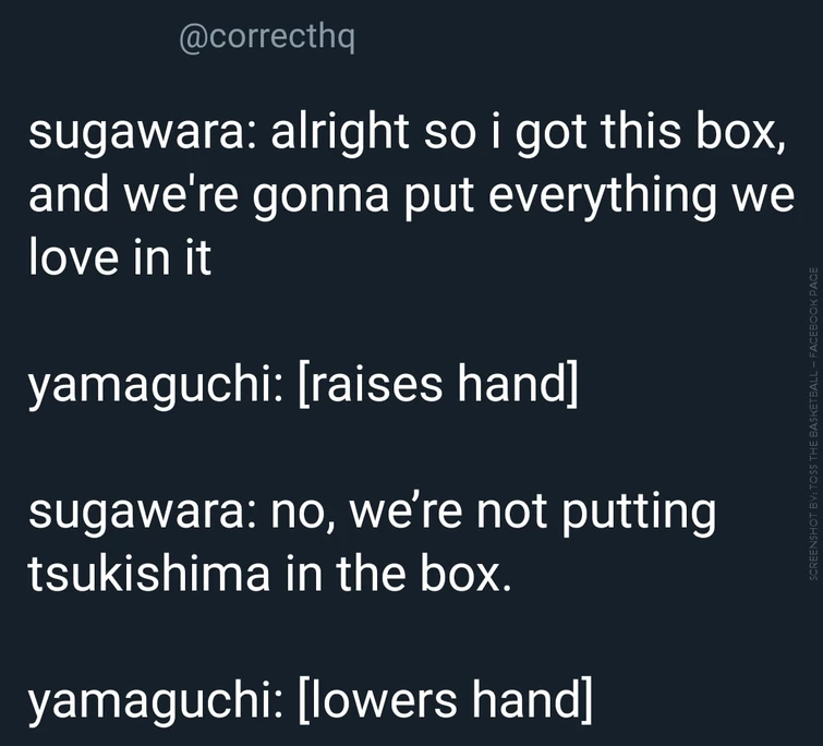 Haikyuu incorrect quotes | Fandom