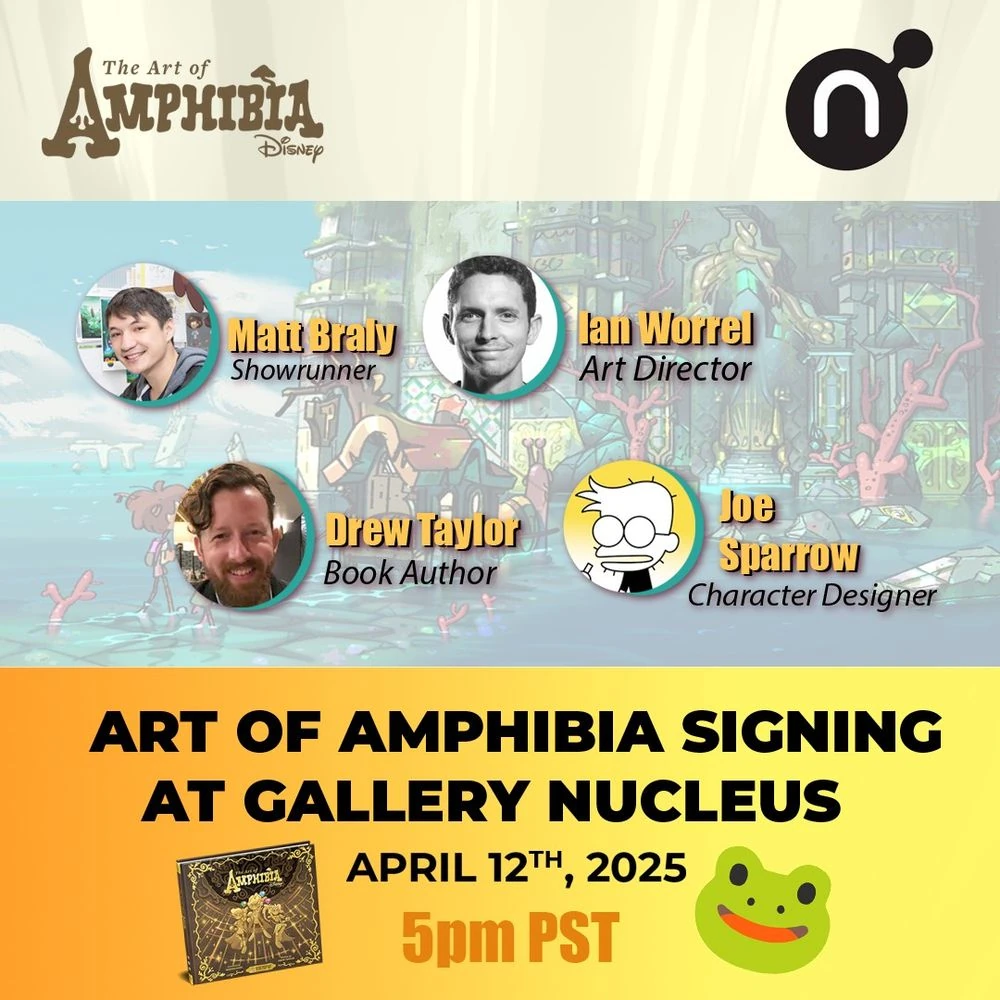 Matt with co will have an Art of Amphibia book signing & Q&A at Gallery ...