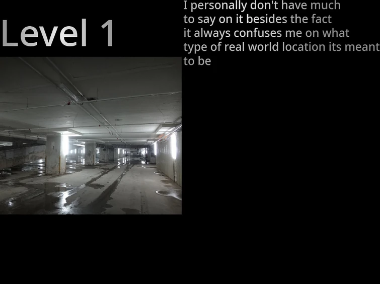 My opinions on Backrooms Levels 0-4 | Fandom