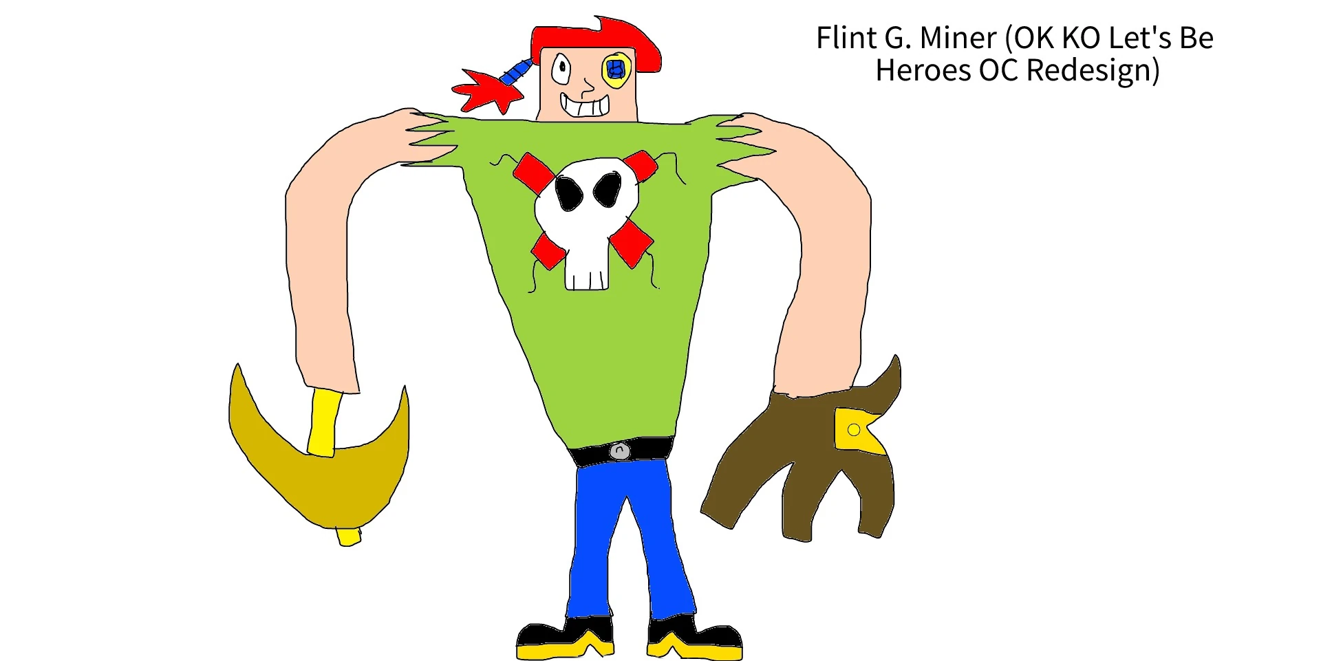 Flint G. Miner (OK KO Let's Be Heroes OC Redesign) | Fandom
