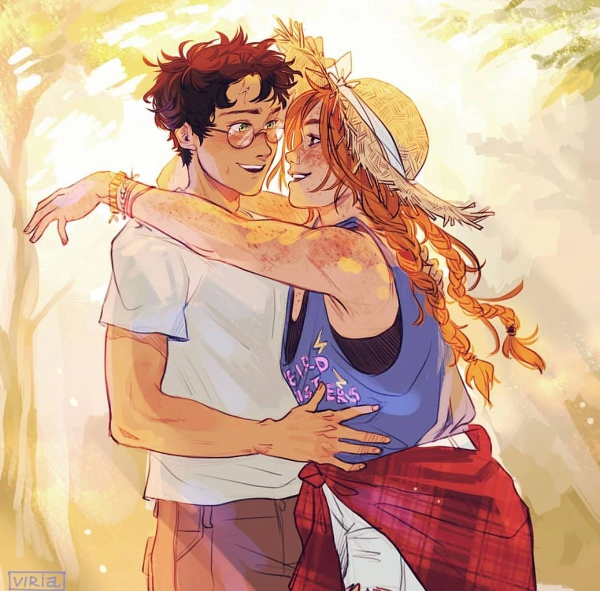 I don't like this ship but I love Viria's art! | Fandom