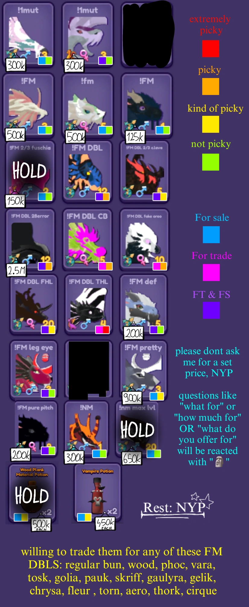 trade posting again | Fandom