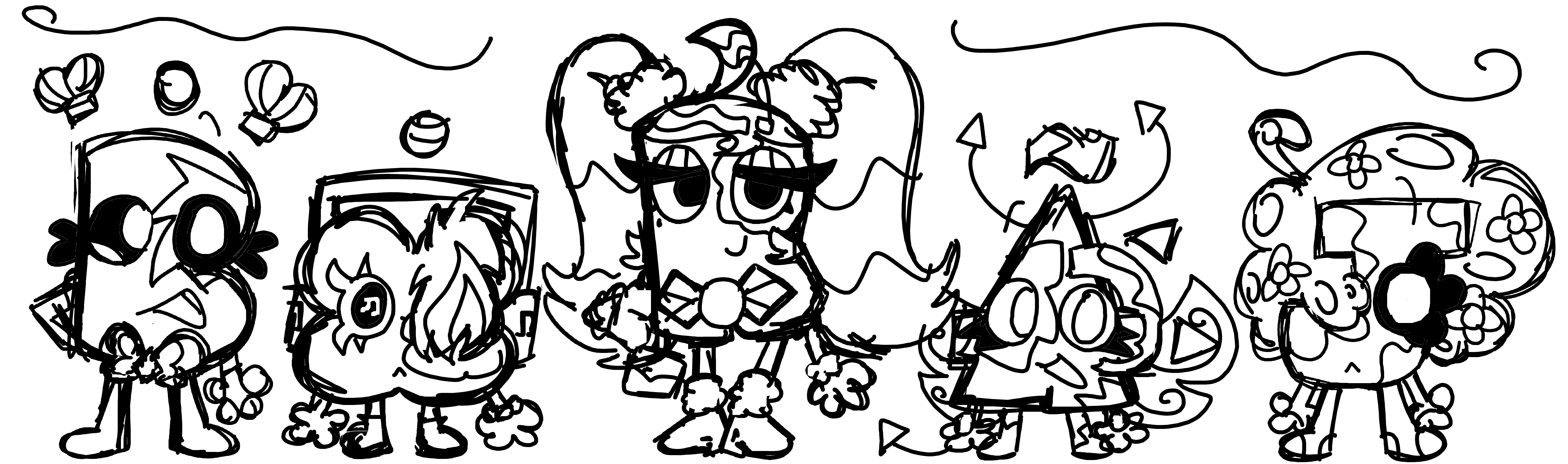 my female algebralien ocs so far sketch | Fandom