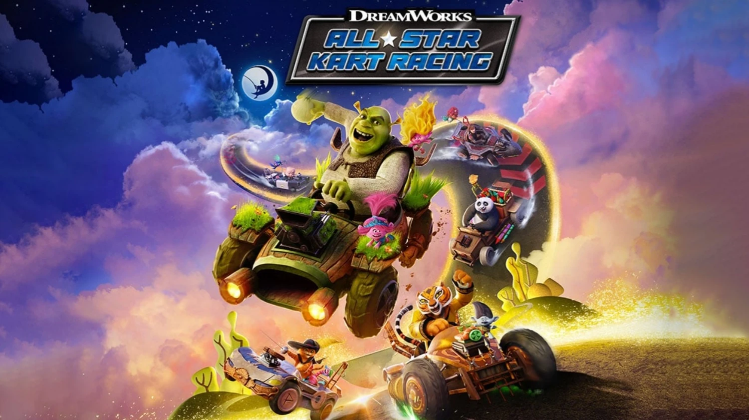 DreamWorks All-Star Kart Racing Poster. | Fandom