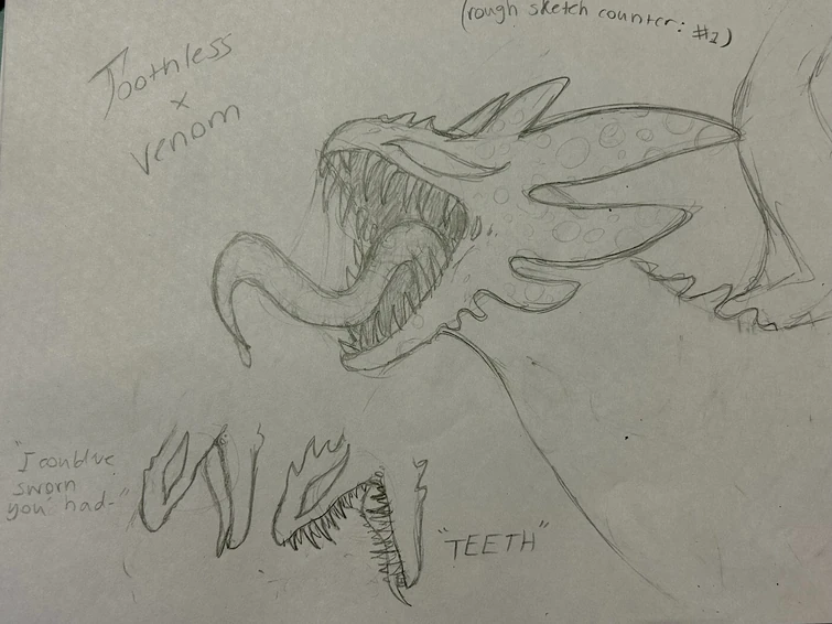What if Toothless bonded with Venom? | Fandom