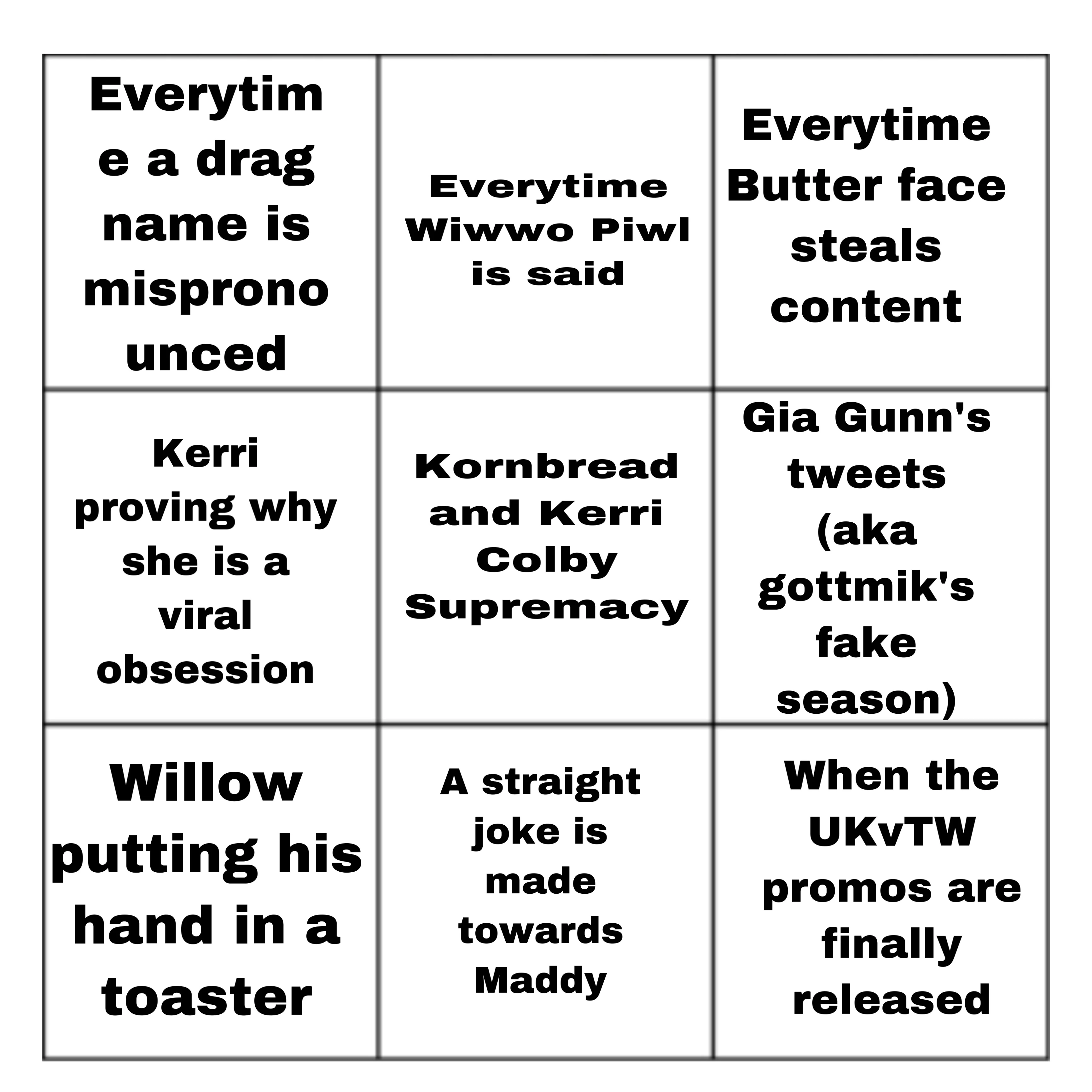 Play My Drag Bingo! | Fandom