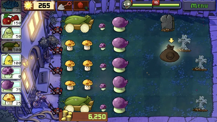 Pvz night level 1 (adventure 2) это я | Fandom