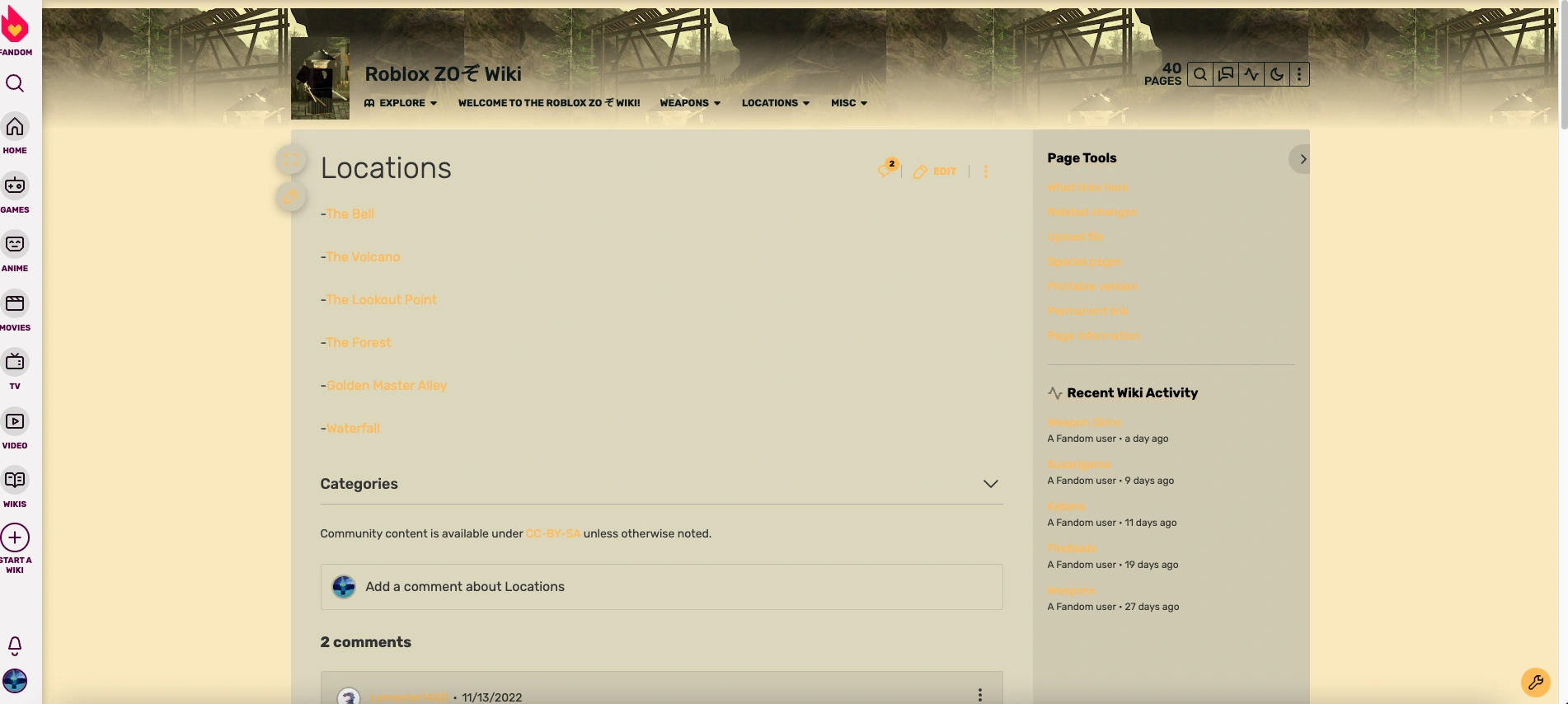 Suggestion for this Wiki | Fandom