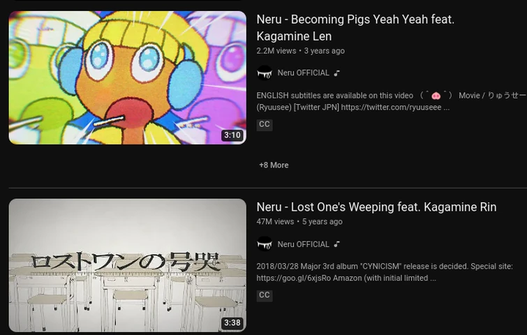 The Duality of Neru Songs | Fandom