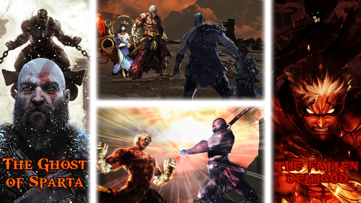 Kratos vs Asura Fight Art | Fandom
