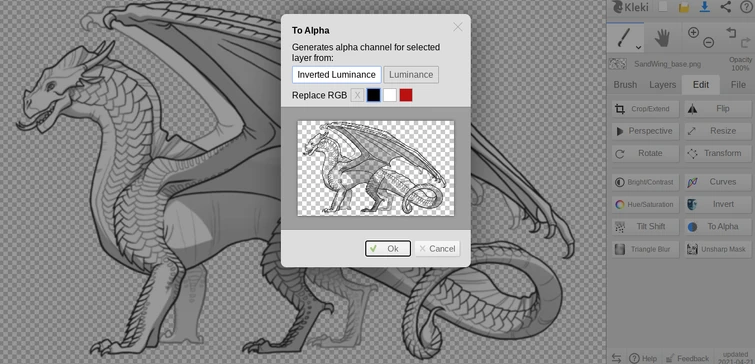 Quick Tutorial - How to Color a Base in Kleki | Fandom