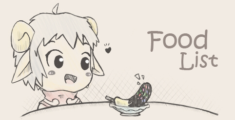 Food List | 12TailsOnline Wiki | Fandom