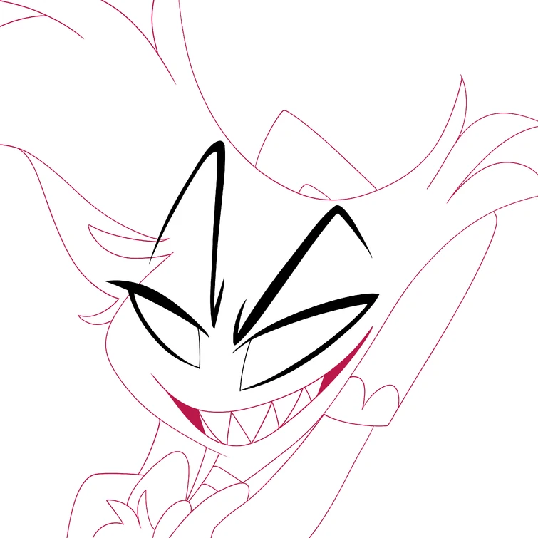 angel dust outline i made | Fandom