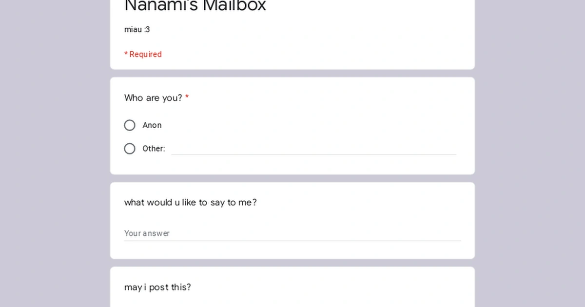 my mailbox | Fandom