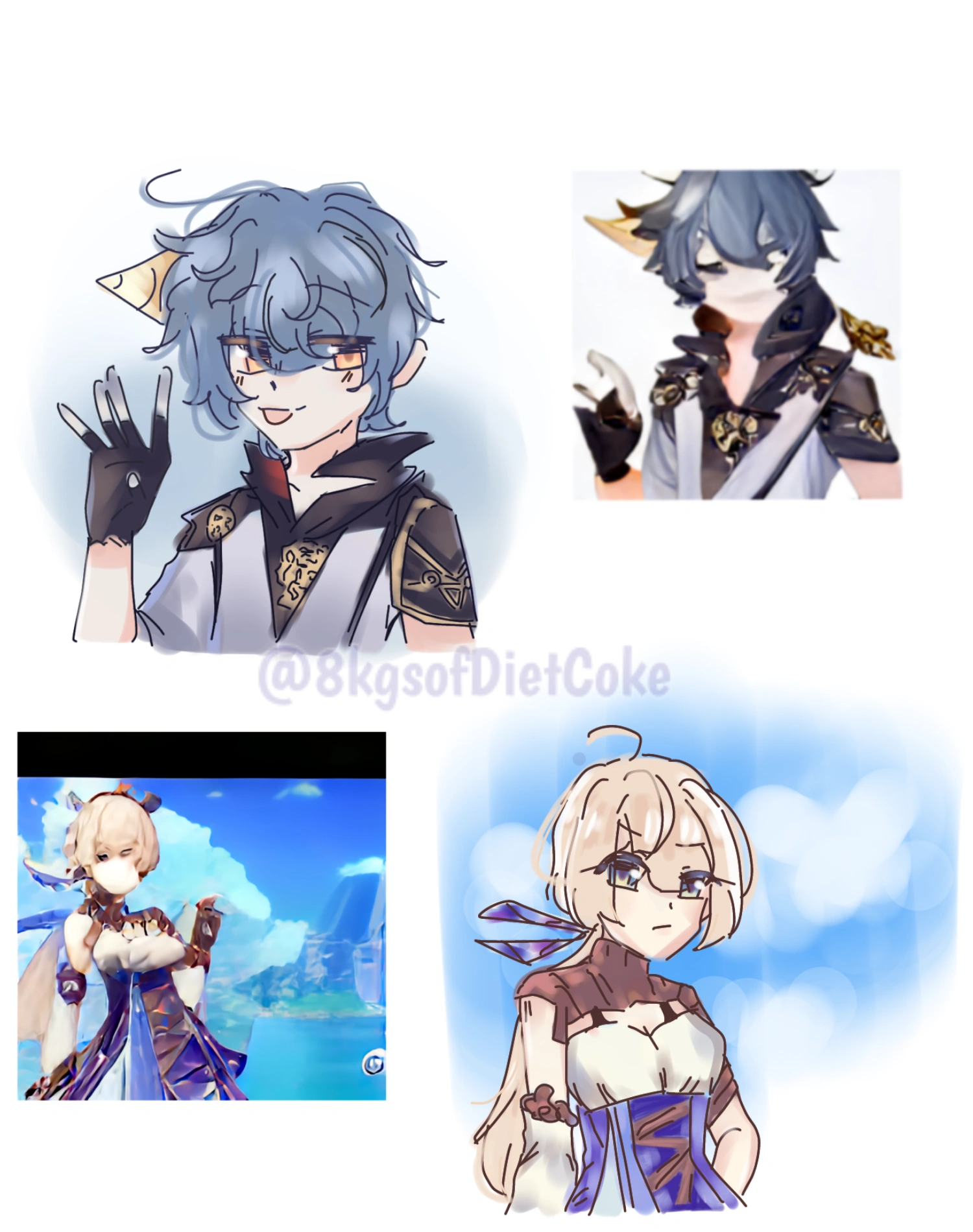 ai generated genshin ocs bc im sleep deprived | Fandom