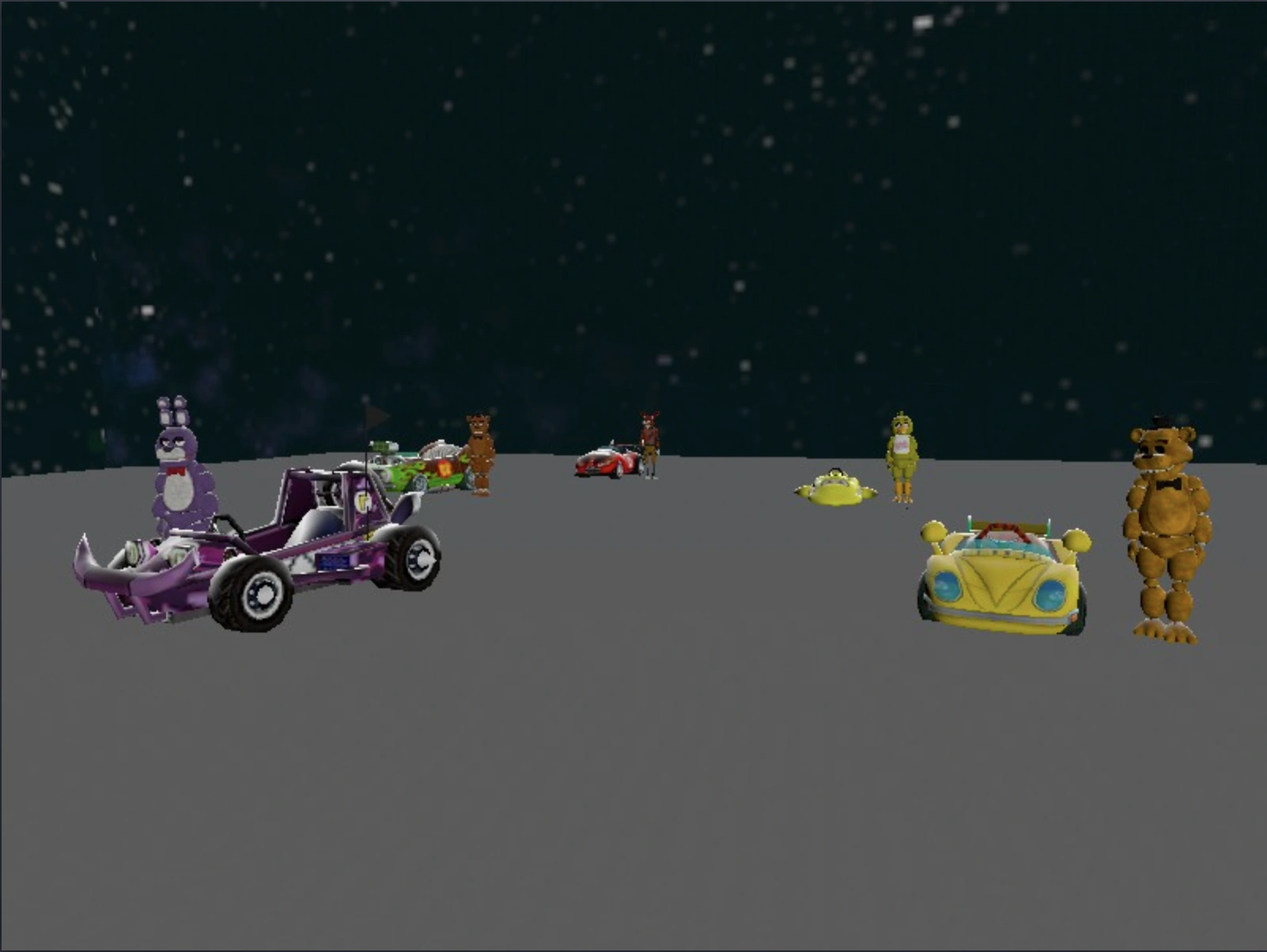 As such, to ring in my return, I give you the first ever Fnaf Racing ...