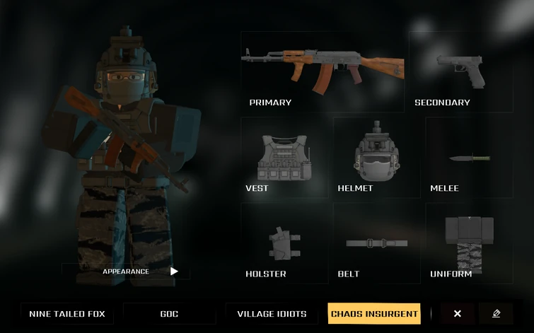 I have made a Chaos Insurgency loadout | Fandom