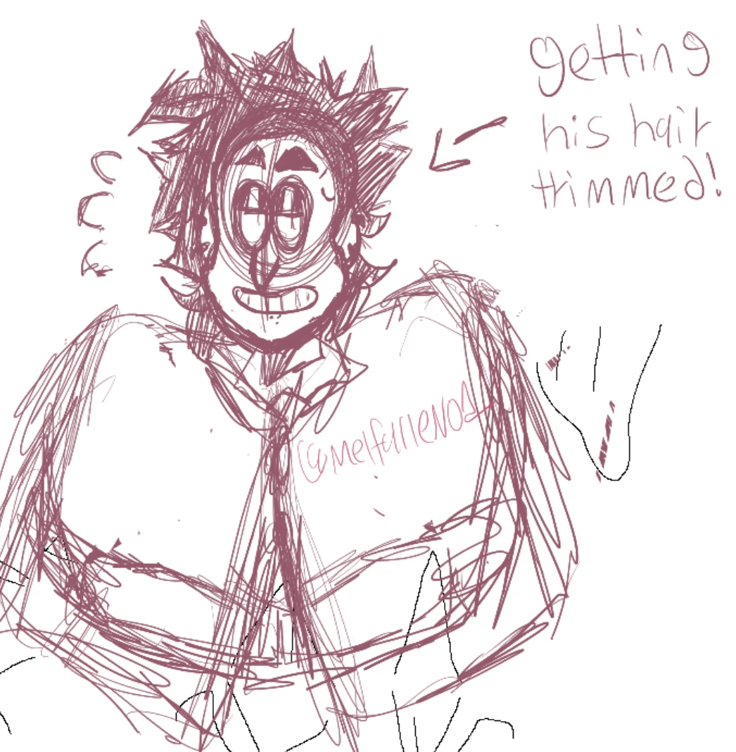 peppino getting his hair trimmed | Fandom