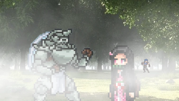 Alphonse vs Nezuko sprite render | Fandom