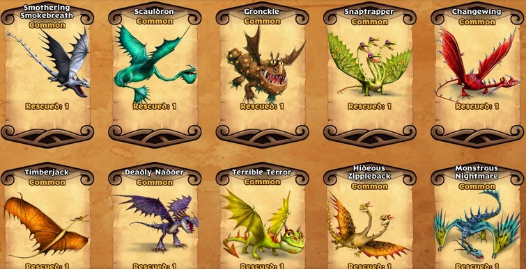 All of my dragons in Rise of Berk (is this allowed?) | Fandom