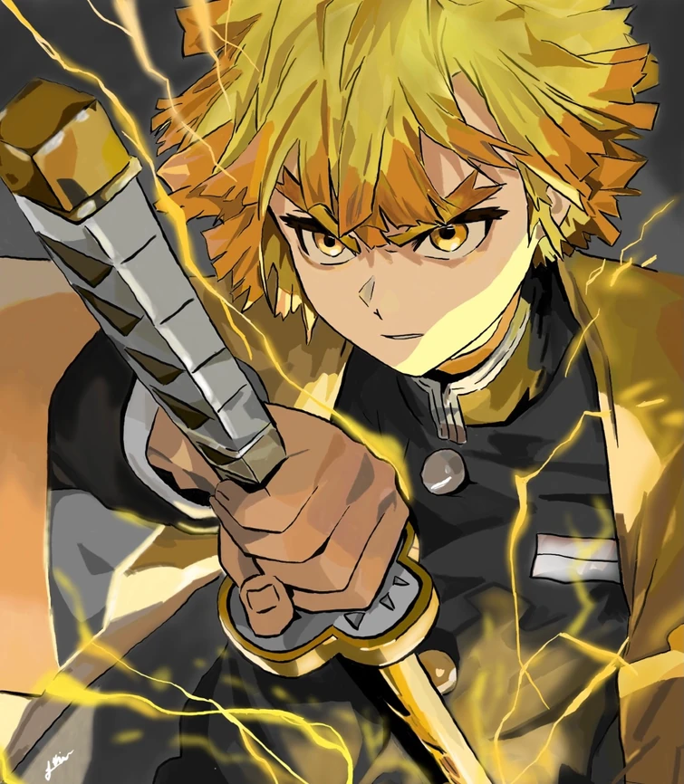 we are getting alot of shinobu fanarts so how about some zenitsu ones | Fandom