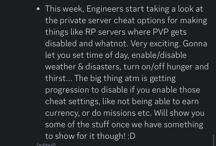 Private server cheats addition. | Fandom