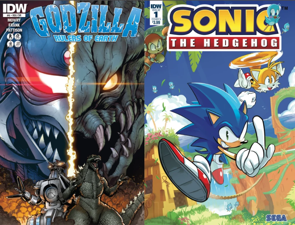 What would your reaction be if IDW did a Godzilla and Sonic crossover ...