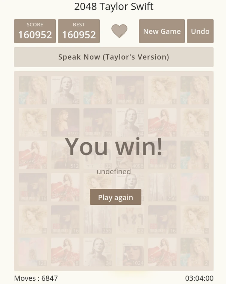 Taylor Swift 2048 | Fandom