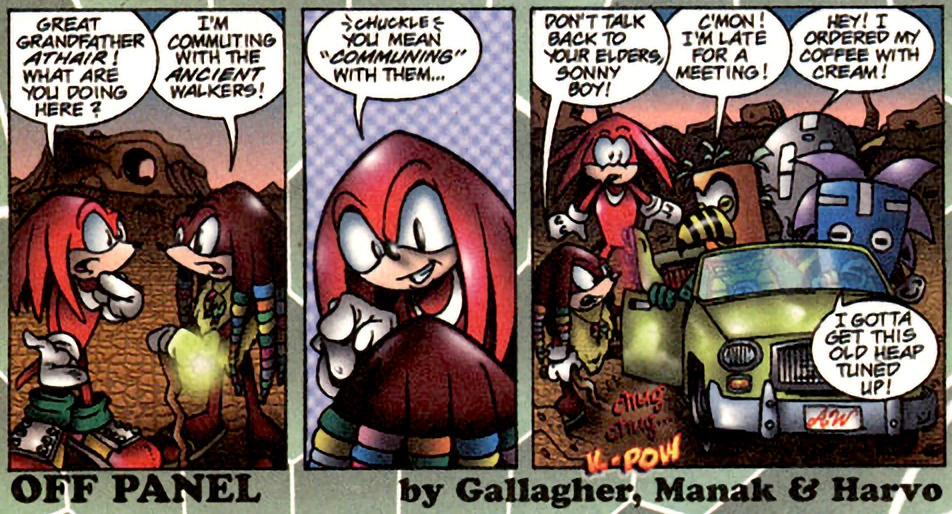 Probably the best Off Panel from the Knuckles comic | Fandom