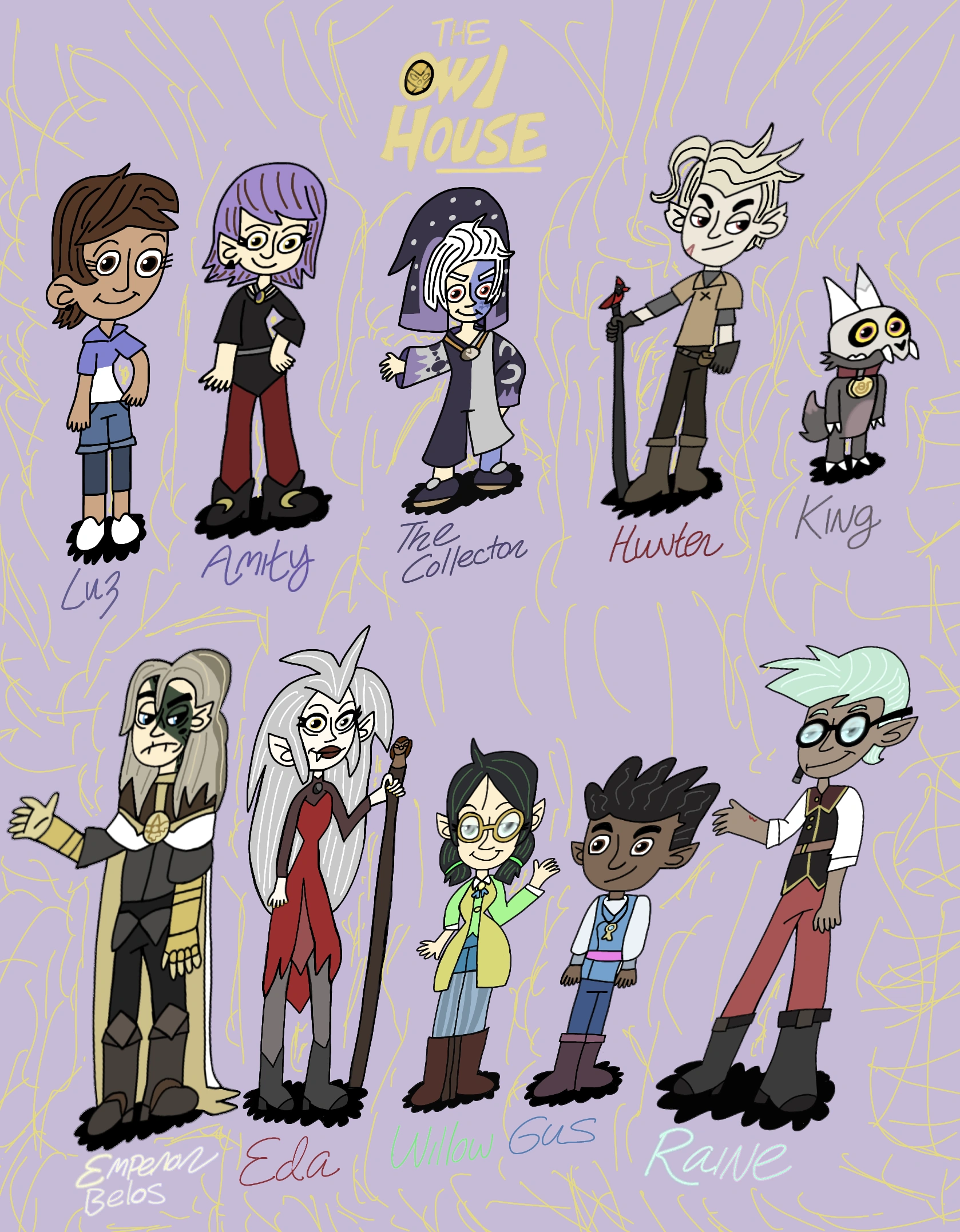 The Owl House characters (my style) | Fandom