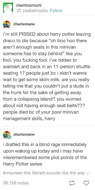 AVPM Harry would | Fandom