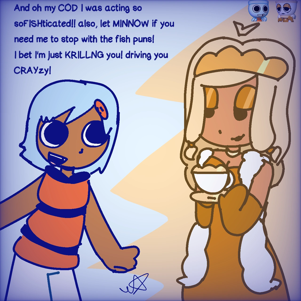 Some Finn and Teagan art since I hc them as aunt/nephew !! | Fandom