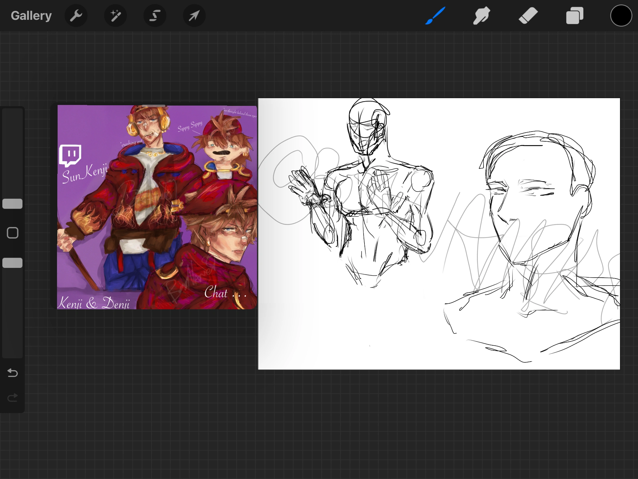 Redrawing kenji and denji :3 been relearning anatomy | Fandom