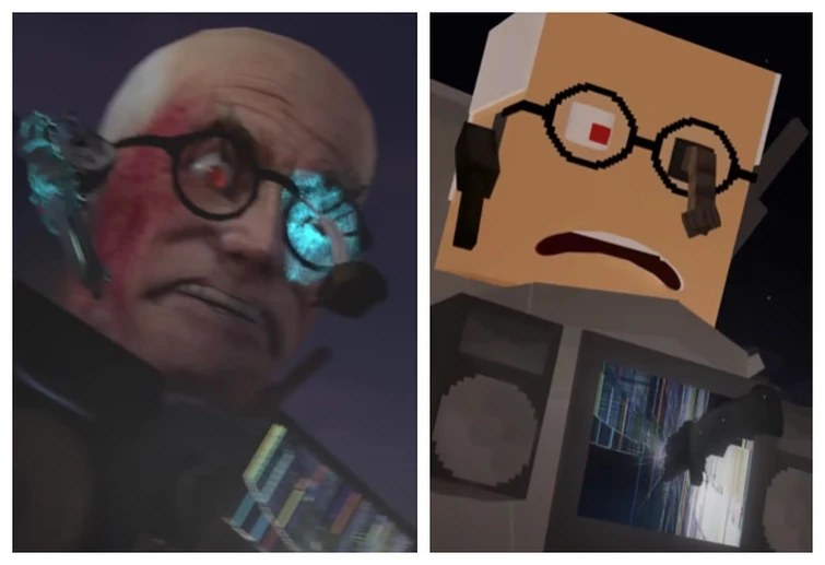 Scared Scientist: Minecraft vs Original | Fandom