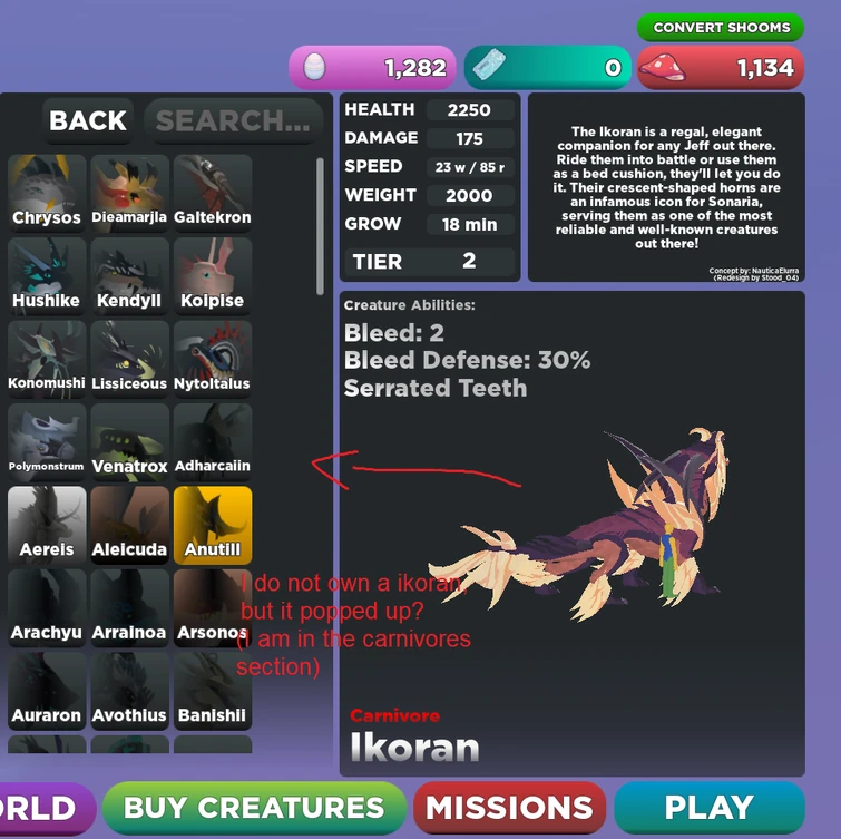 Creatures of sonaria glitch | Fandom